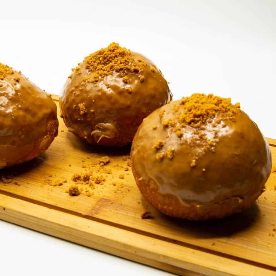 Biscoff Doughnuts - Donuts with Lotus Spread - Veena Azmanov Kitchen