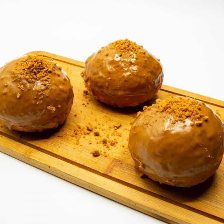Biscoff Doughnuts - Donuts with Lotus Spread - Veena Azmanov Kitchen