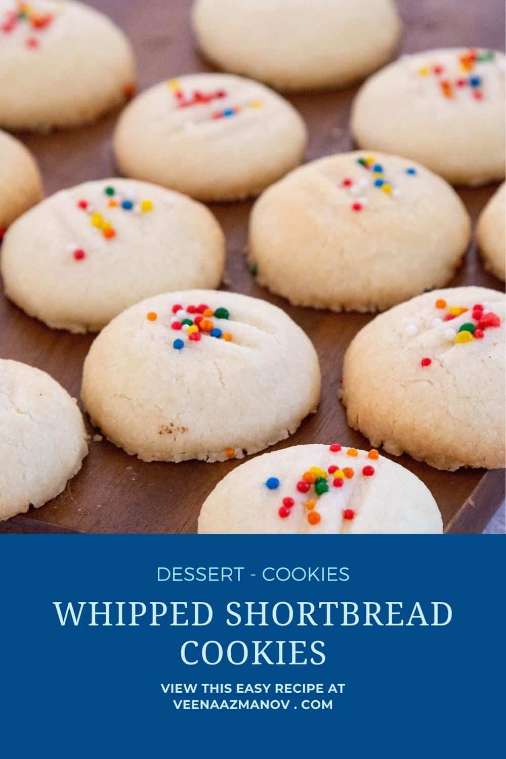 Easy Whipped Shortbread Cookies: A Melt-in-Your-Mouth Experience ...