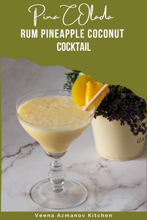 Ultimate Pina Colada Rum - Rum Pineapple Coconut Cocktail- Veena ...