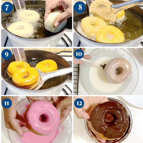 The Ultimate Guide to Making Sourdough Donuts - 3 Glazes - Veena ...