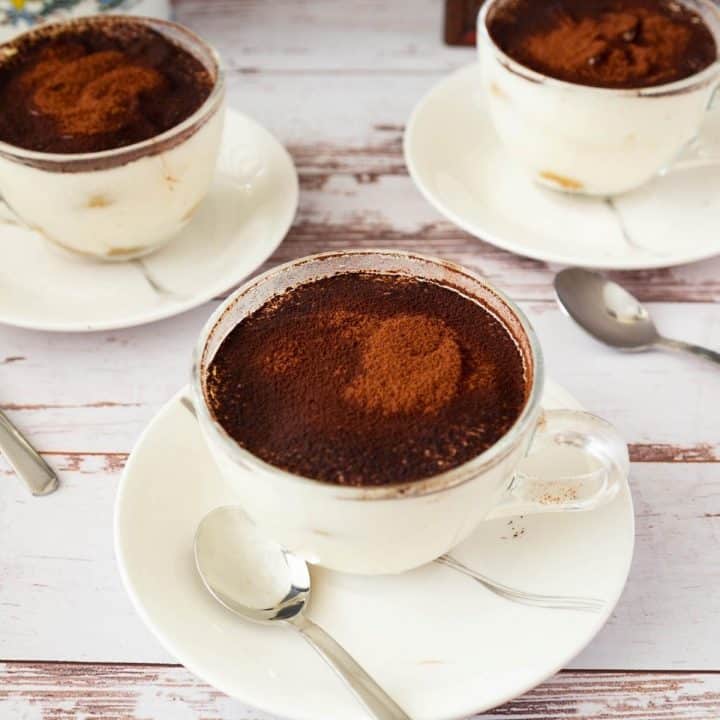 Tiramisu Cups - Italian Coffee Dessert Cups - Veena Azmanov Kitchen