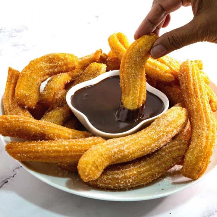 How to Make Churros Perfectly Crispy Every Time - Veena Azmanov Kitchen