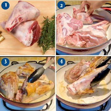 Braised Lamb Shanks with Red Wine (Stovetop) Tender & Flavorful- Veena ...