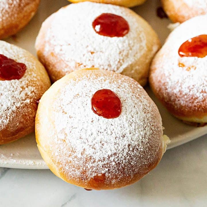 Easy Twisted Doughnuts - Yeasted, Deep Fried - Veena Azmanov Kitchen