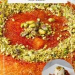 Baked Cheese Knafeh Recipe - Middle Eastern Pastry - Veena Azmanov Kitchen