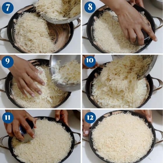 Baked Cheese Knafeh Recipe - Middle Eastern Pastry - Veena Azmanov Kitchen