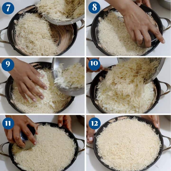 Baked Cheese Knafeh Recipe - Middle Eastern Pastry - Veena Azmanov Kitchen