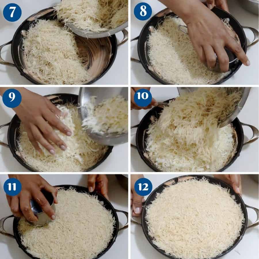 Baked Cheese Knafeh Recipe - Middle Eastern Pastry - Veena Azmanov Kitchen