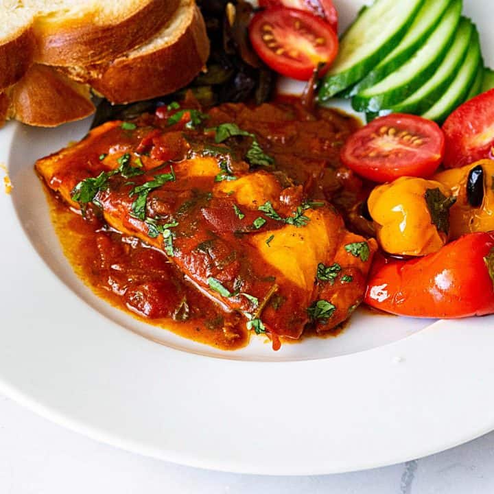 Salmon In Tomato Sauce