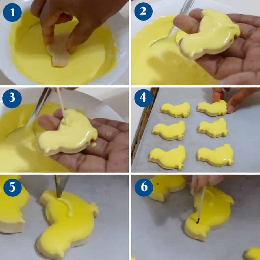 Frosted Chick Cookies for Easter (No Spread Dough + 2 Ingredient Glaze ...