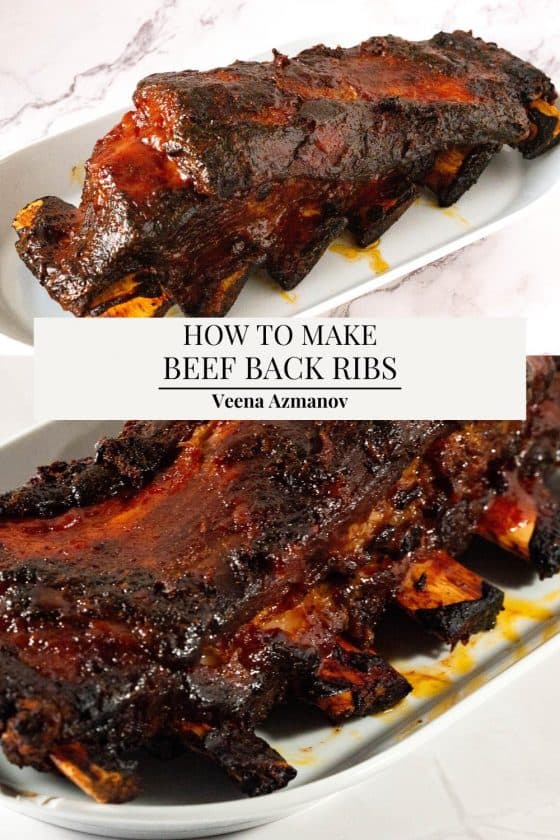 The Secret to Fall-Off-The-Bone Beef Back Ribs Revealed - Veena Azmanov ...