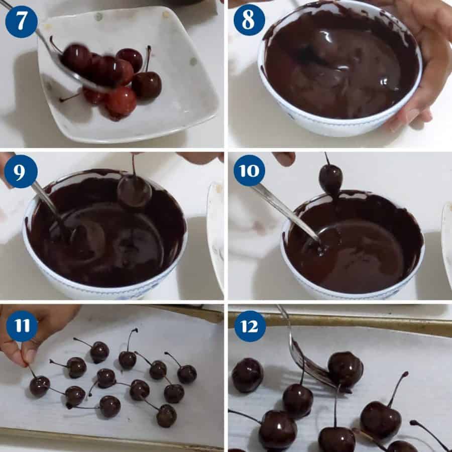 Boozy Chocolate Covered Cherries - 4 Ingredients - Veena Azmanov Kitchen