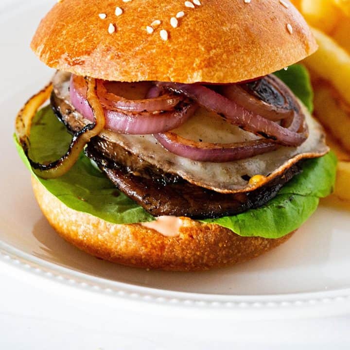 The Secret to Grilling the Perfect Portobello Mushroom Burger - Veena ...