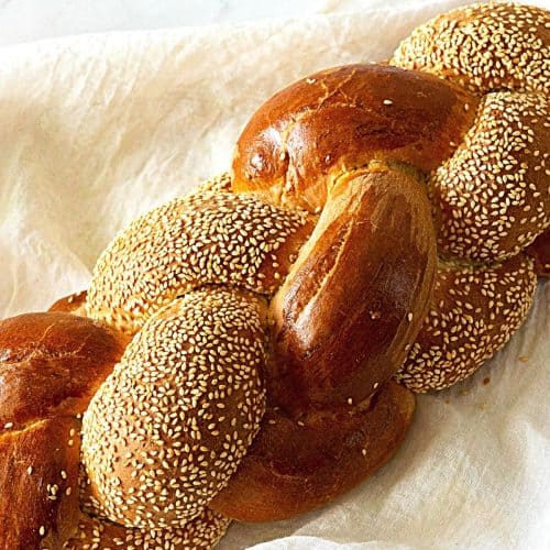 Sourdough Challah Bread with Homemade Sourdough Starter - Veena Azmanov ...