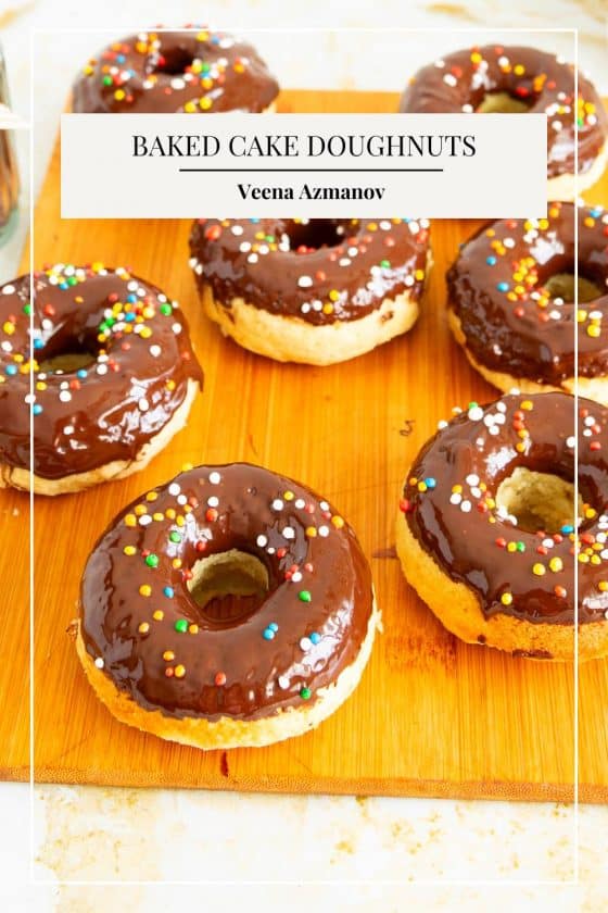 How to Bake Delicious Cake Donuts in 5 Simple Steps - Veena Azmanov Kitchen