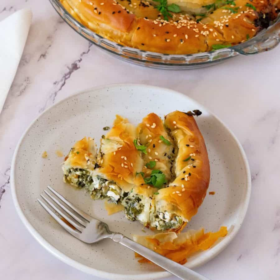 Perfectly Flaky Spanakopita Spiral Every Time - Veena Azmanov Kitchen