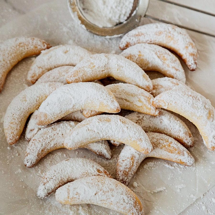 Vanilla Crescents Recipe That Will Blow Your Mind! - Veena Azmanov Kitchen