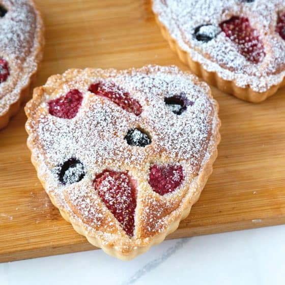 Berry Frangipani Tarts (Hearts): The Delightfully Tasty Dessert - Veena ...