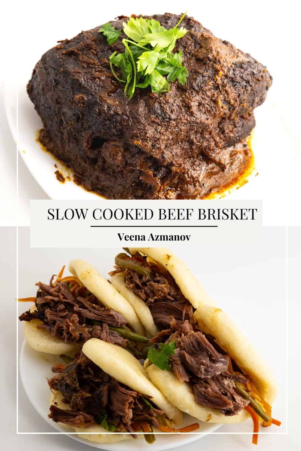 Secrets to Perfectly Tender Slow-Cooked Beef Brisket- Veena Azmanov Kitchen