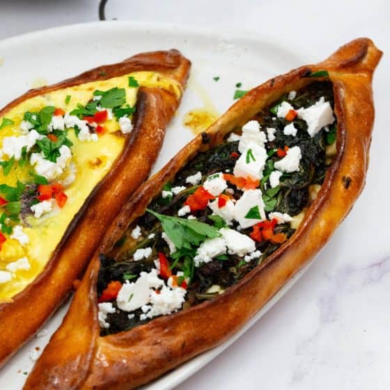 Turkish Pide: A Scrumptious Twist on Flatbread - Veena Azmanov Kitchen