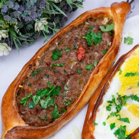 Turkish Pide: A Scrumptious Twist on Flatbread - Veena Azmanov Kitchen