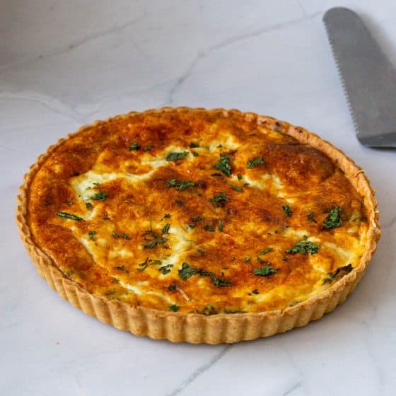 Artichoke Quiche with Roasted Red Peppers - Easy and Delicious - Veena ...