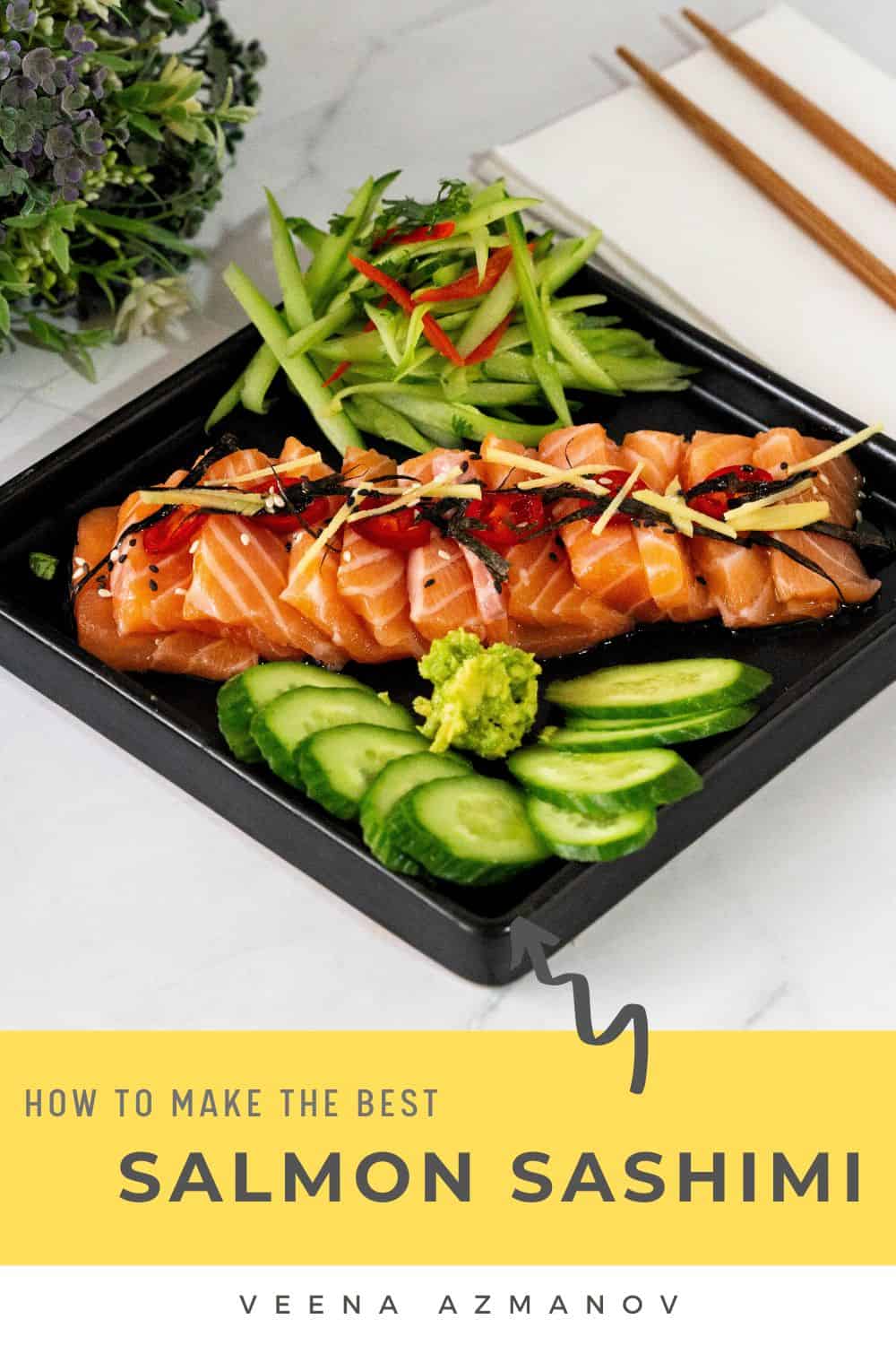Salmon Sashimi: A Delicate Delight of Japanese Cuisine - Veena Azmanov ...