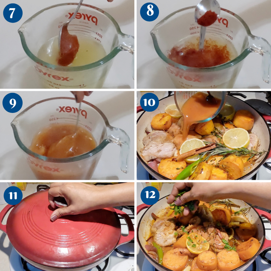 Braised Chicken with Sweet Potatoes – Easy One-Pot Comfort Food- Veena ...