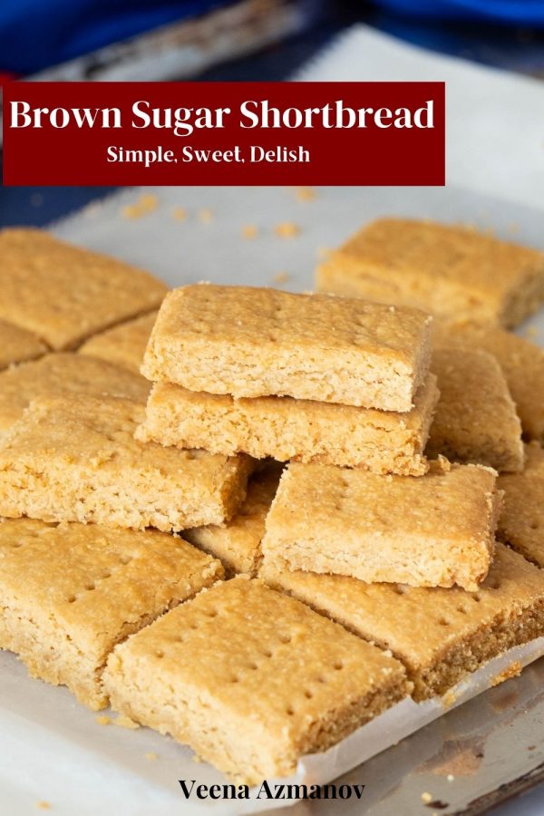 Brown Sugar Shortbread: A Rich and Buttery Delight - Veena Azmanov Kitchen