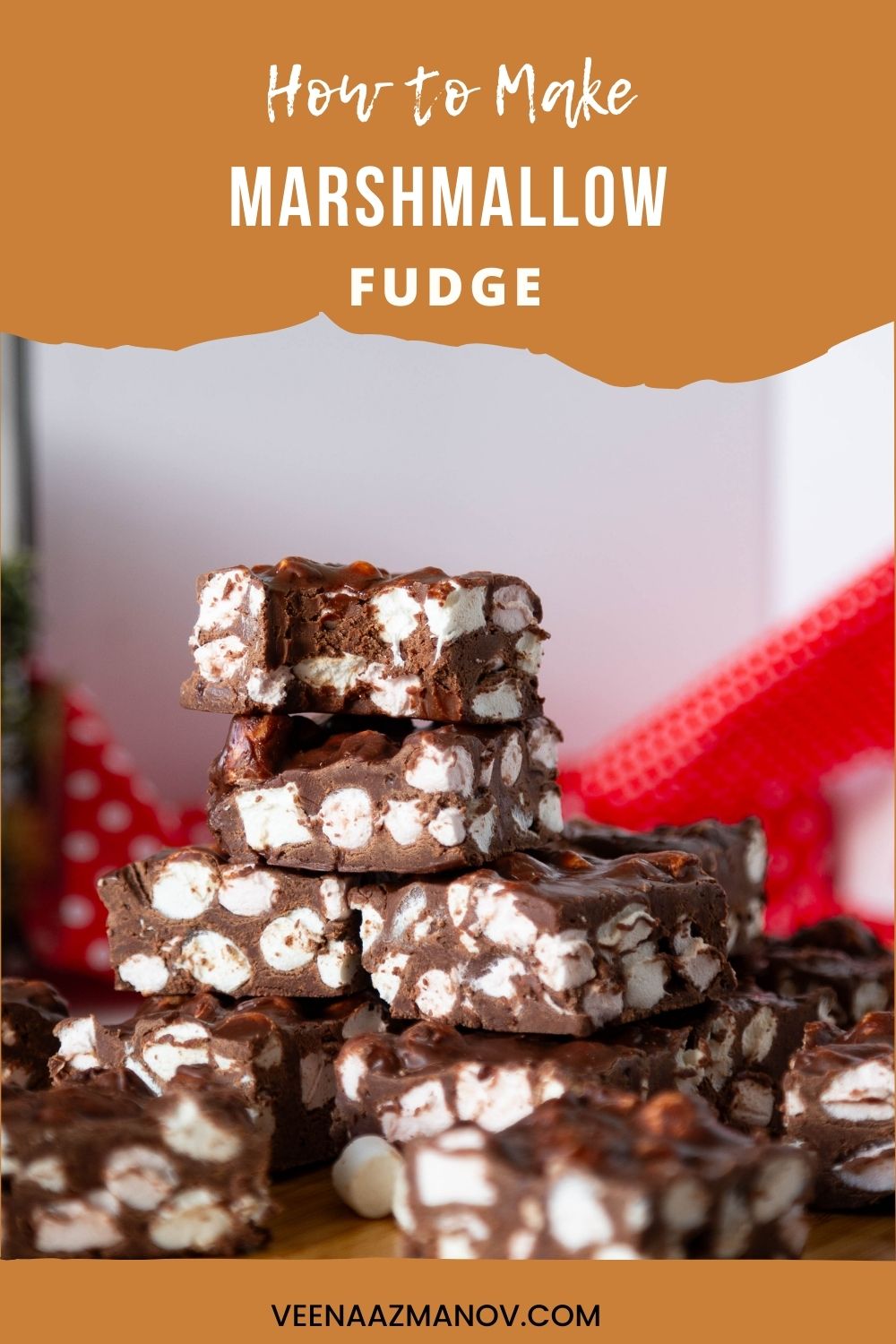 Delicious Marshmallow Fudge: The Perfect Twist - Veena Azmanov Kitchen