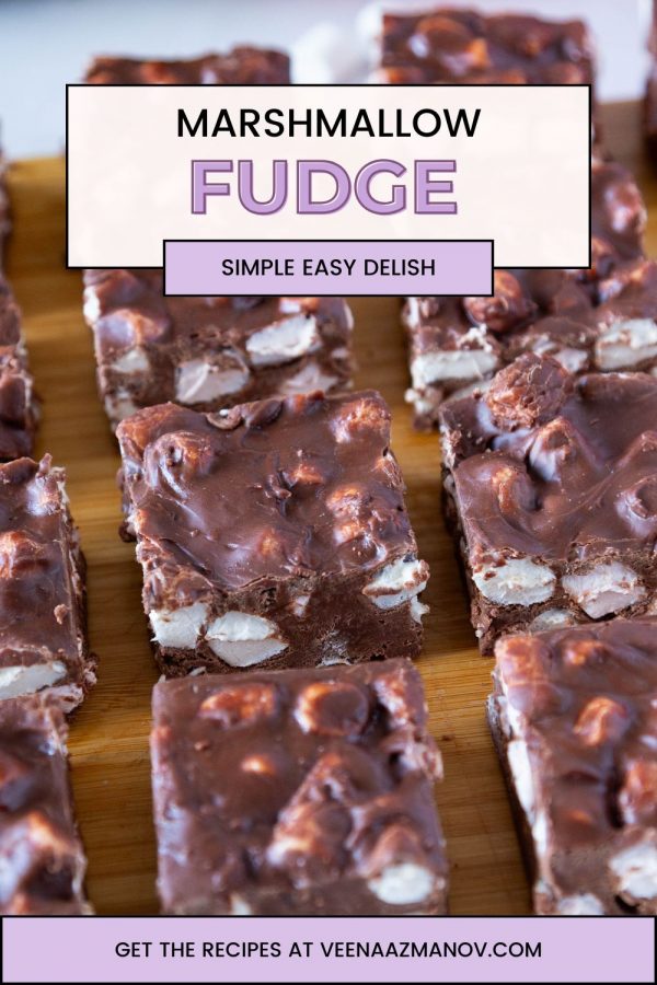 Delicious Marshmallow Fudge: The Perfect Twist - Veena Azmanov Kitchen
