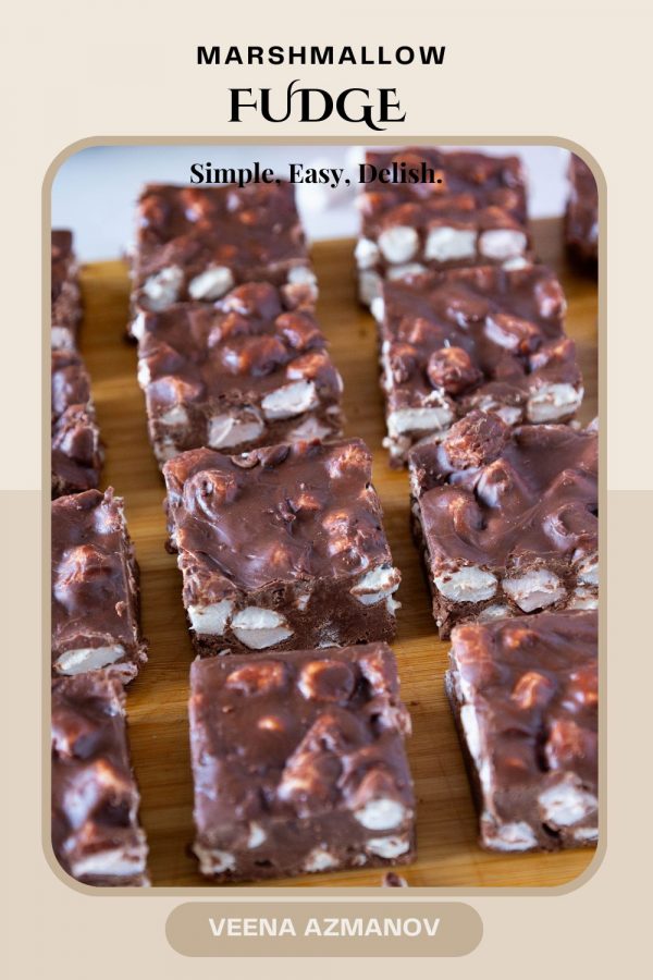 Delicious Marshmallow Fudge: The Perfect Twist - Veena Azmanov Kitchen