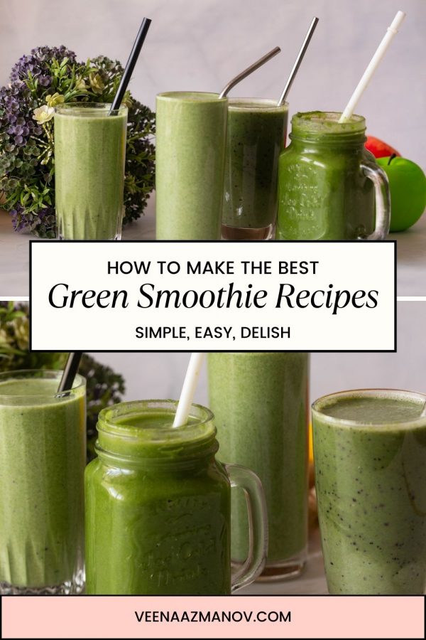 Delicious Detox Green Smoothie Recipes for Clean Eating - Veena Azmanov ...