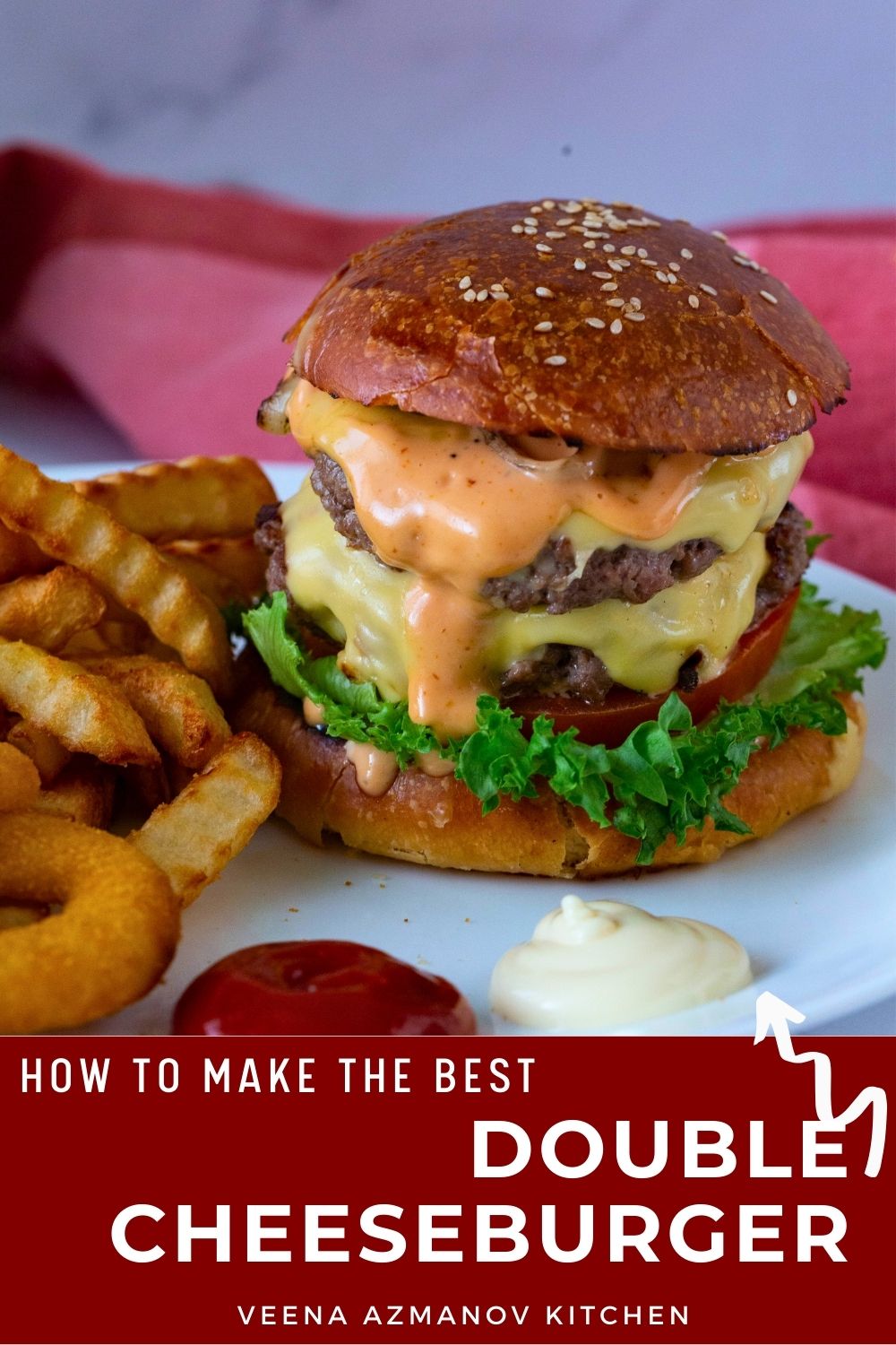 Double Cheeseburger: Smash Patties and Cheese Delight - Veena Azmanov ...