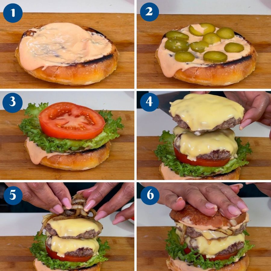 Double Cheeseburger: Smash Patties and Cheese Delight - Veena Azmanov ...