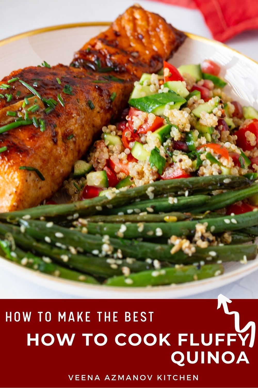 Quinoa Made Simple: Fluffy Every Time - Veena Azmanov Kitchen