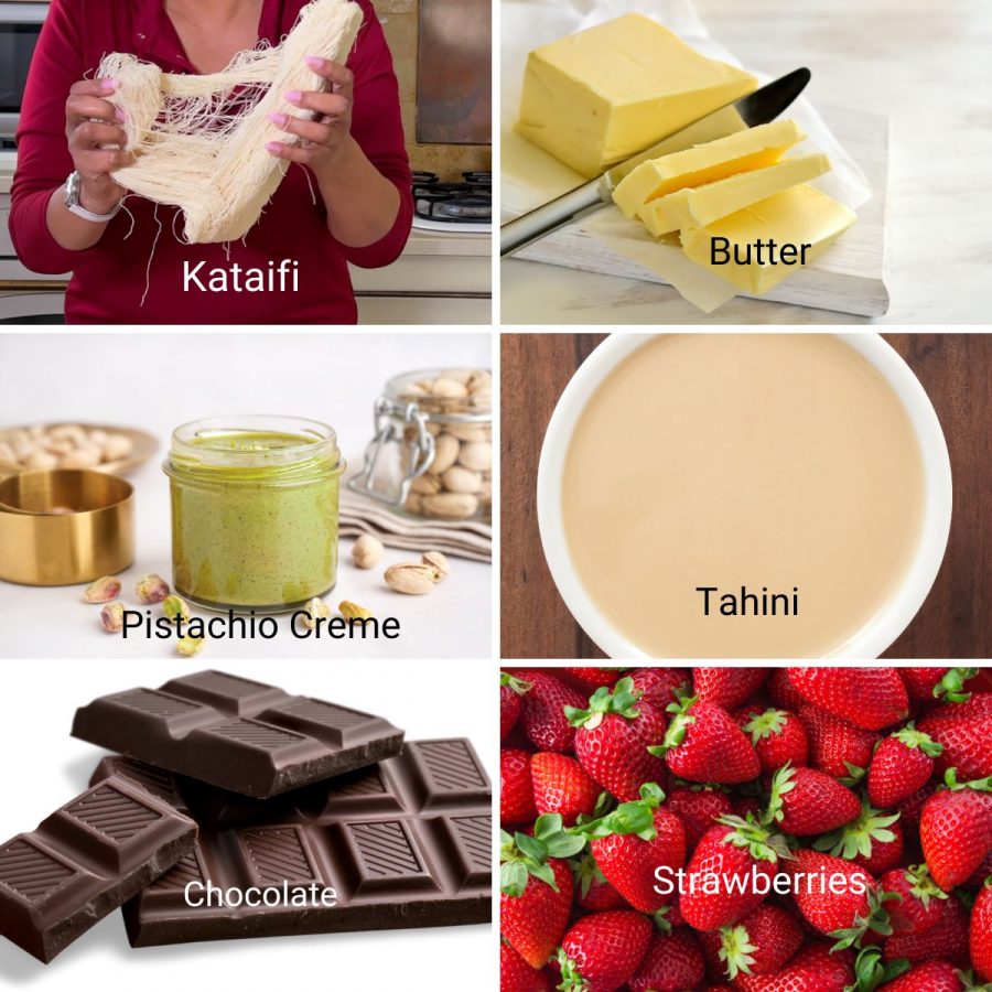 Dubai Strawberry Cups – Crispy Kataifi, Pistachio Cream & Chocolate ...