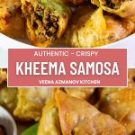 Homemade Punjabi Samosa (With Aloo and Kheema Filling)- Veena Azmanov ...