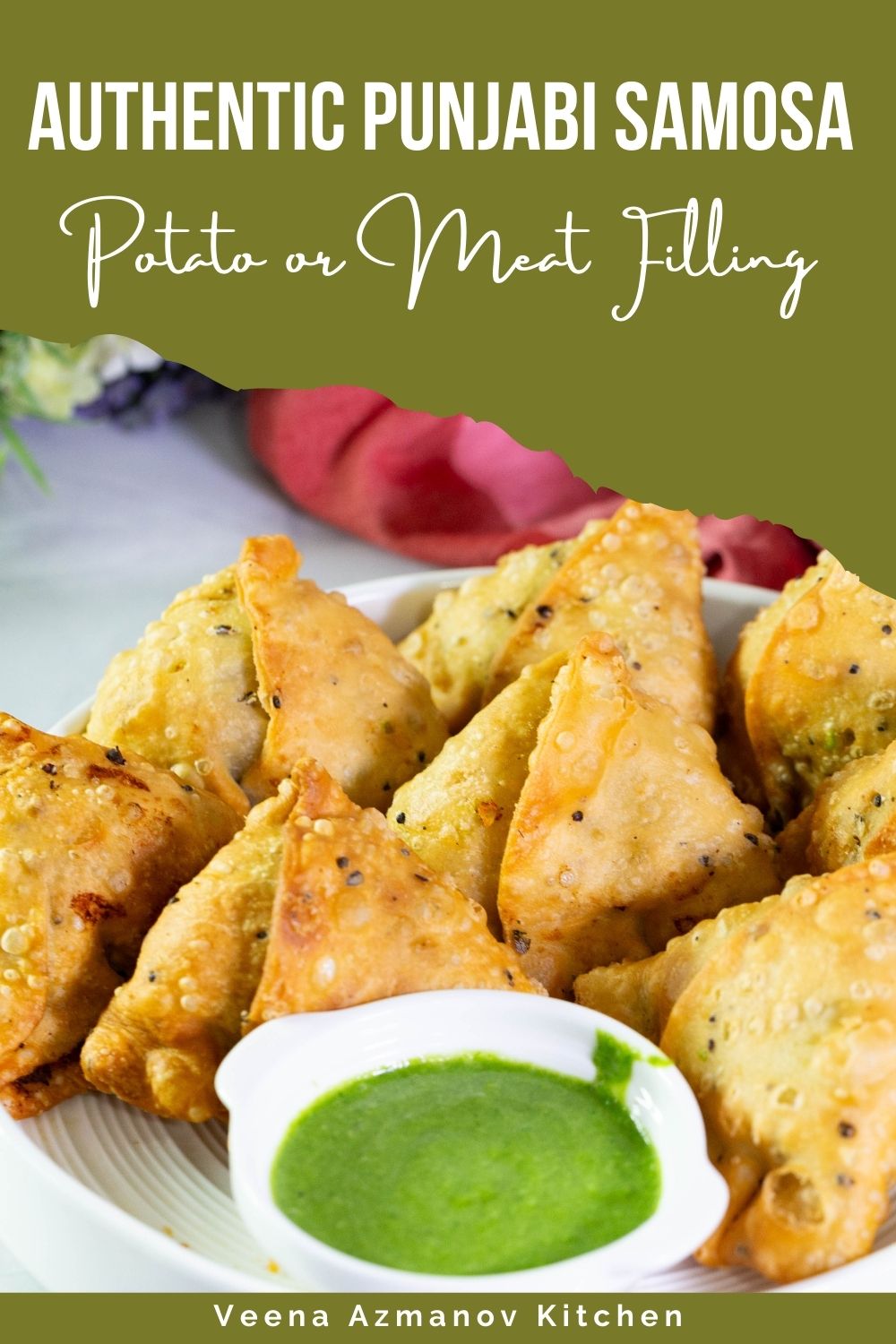 Homemade Punjabi Samosa (With Aloo and Kheema Filling)- Veena Azmanov ...