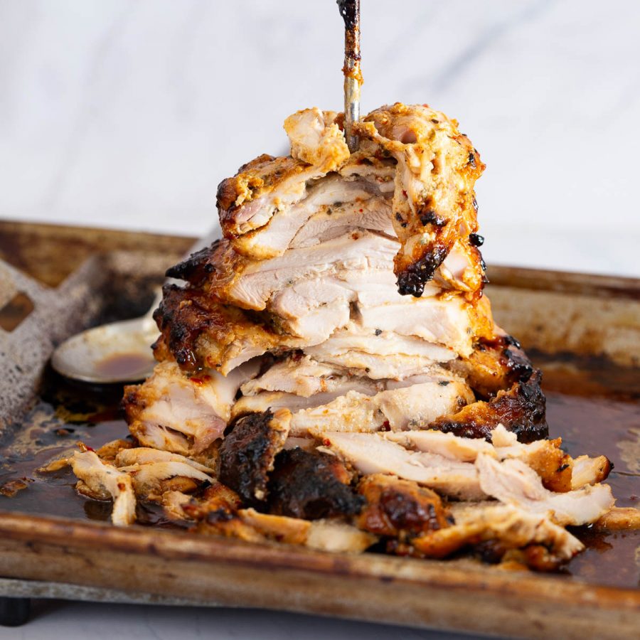 Moist Chicken Gyros with Tzatziki Sauce: Vertical Spit Or Skillet ...