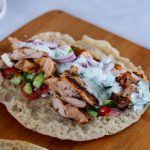 Moist Chicken Gyros with Tzatziki Sauce: Vertical Spit Or Skillet ...