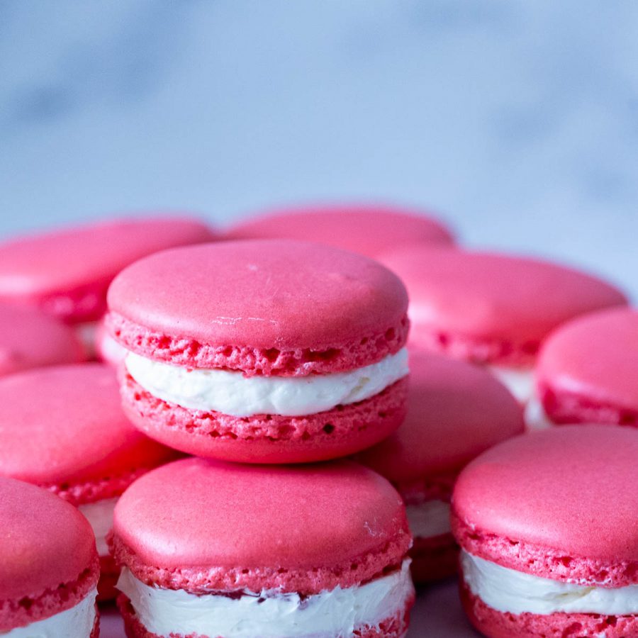Delightful Raspberry Macarons: A Perfect Blend of Flavors - Veena ...
