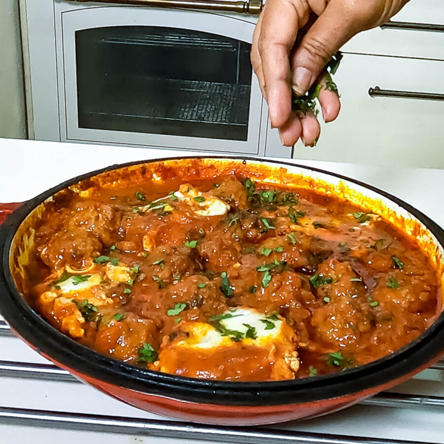 Authentic Moroccan Kefta Tagine (Beef & Lamb Meatballs with Eggs ...