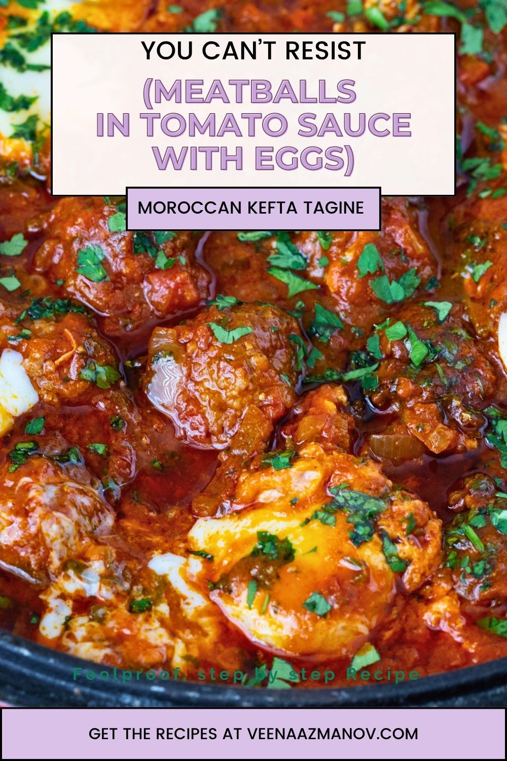 Authentic Moroccan Kefta Tagine (Beef & Lamb Meatballs with Eggs ...