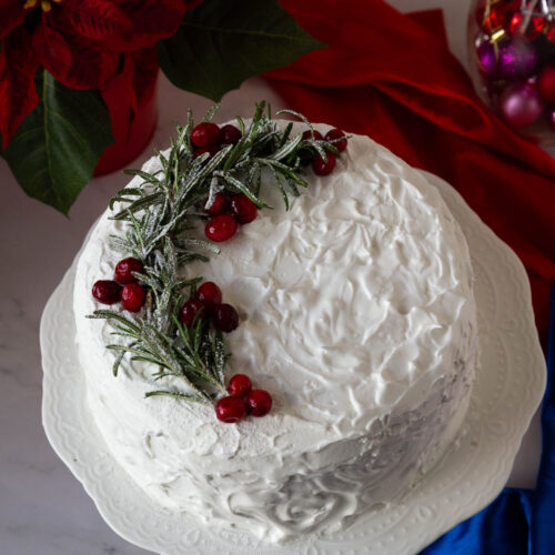Christmas Cake – Rich Fruitcake with Marzipan & Royal Icing- Veena ...