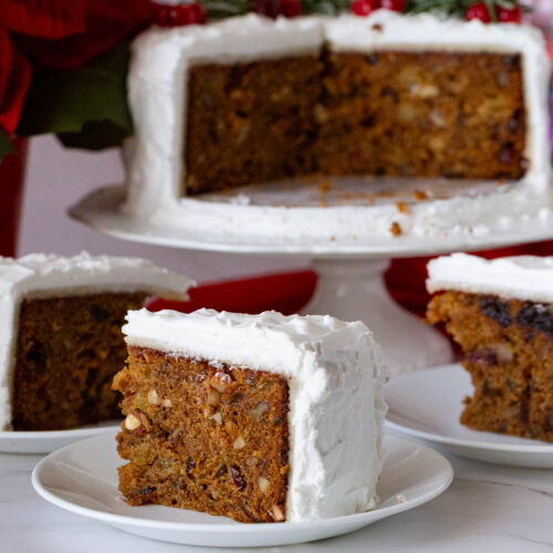 Christmas Cake – Rich Fruitcake with Marzipan & Royal Icing- Veena ...