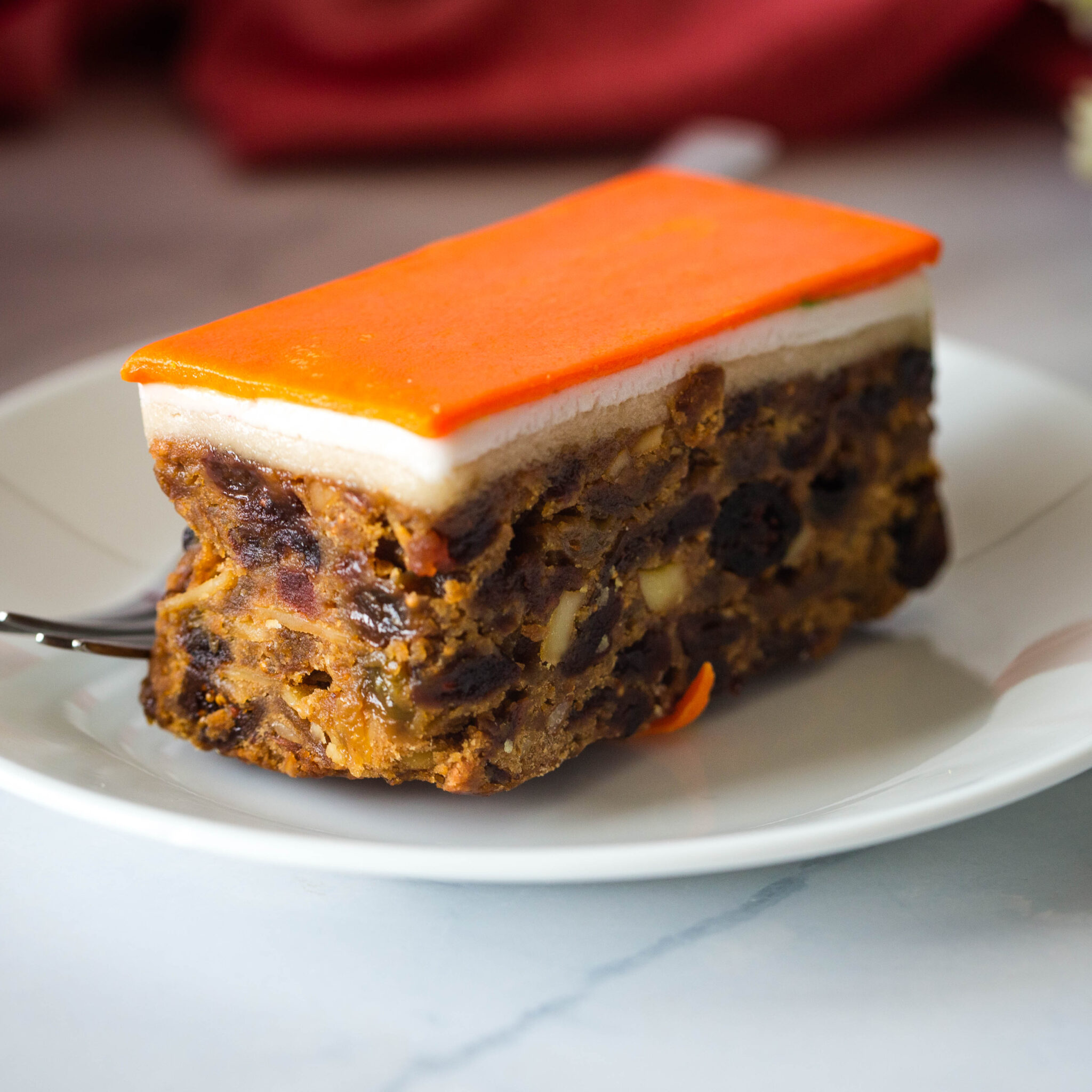Traditional Wedding Cake – Fruitcake with Marzipan & Fondant- Veena ...