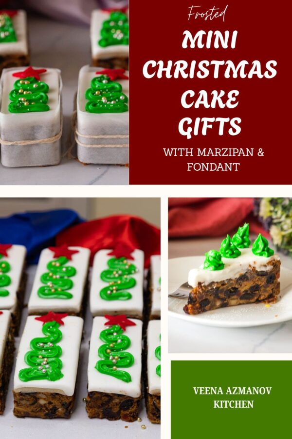 Mini Fruitcakes – Perfect Christmas Gifts with Marzipan & Fondant ...