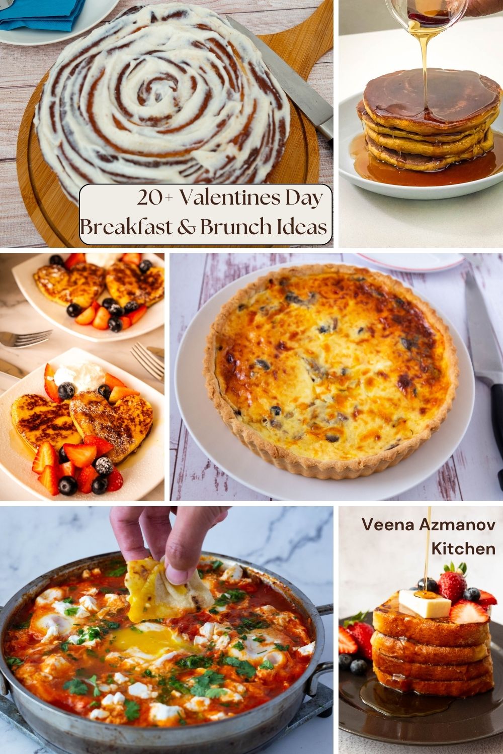Valentine’s Day Breakfast & Brunch Ideas (20 Romantic Recipes) - Veena ...